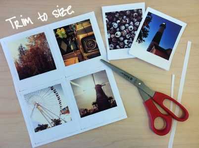 Photo Polaroid Frame Size CM Potrait an How to Print